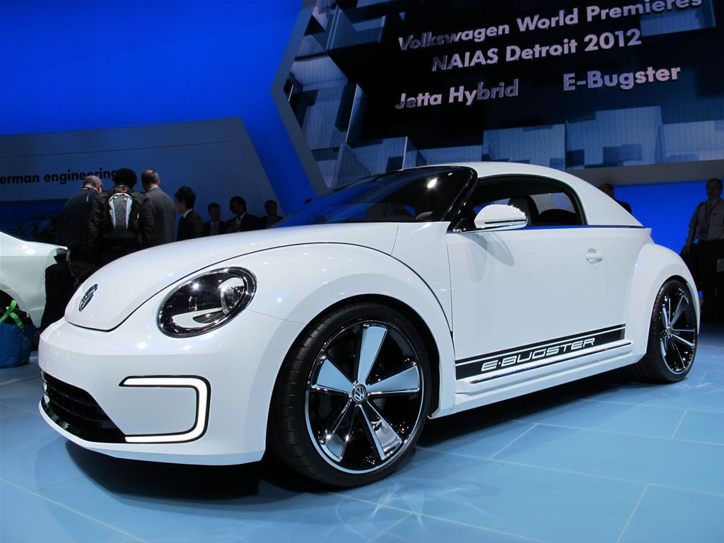 Volkswagen Beetle E-Bugster Concept en Detroit - Autocosmos.com