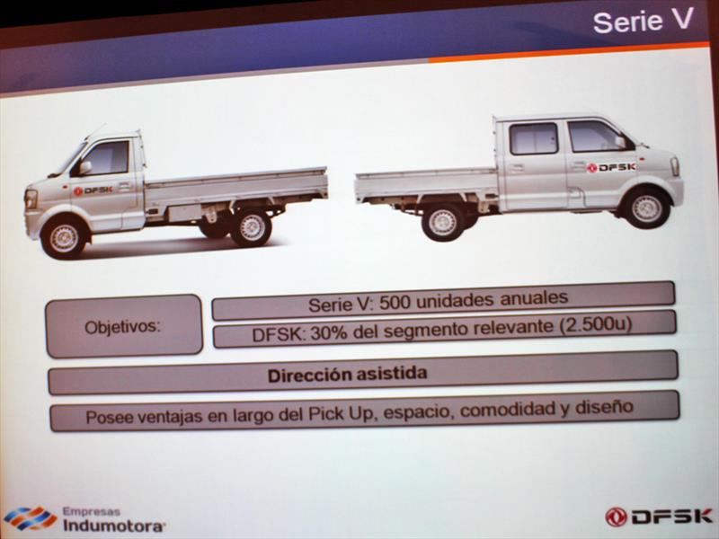 DFSK Serie V inicia venta en Chile: Versiones cabina simple y cabina doble