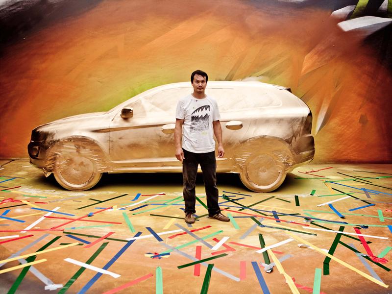 Volvo Art Session: un auto convertido en obra de arte