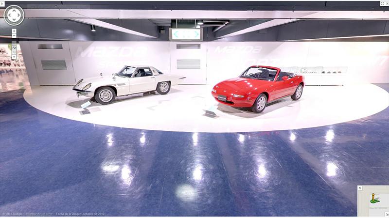Visitá el museo de Mazda con Street View de Google Maps