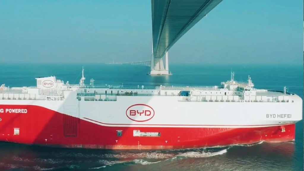 Futuros Navios De Carga BYD Tendrá Otros Siete Mega Buques De Carga
