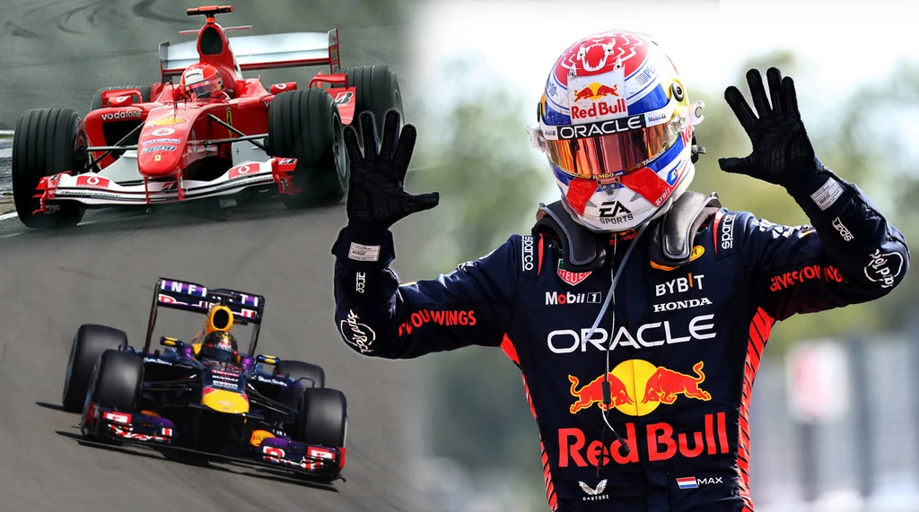 F1 2023: las rachas de victorias más largas de la historia