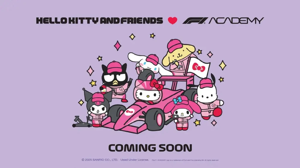 F1 Academy y Hello Kitty sorprenderán en el Gran Premio de Las Vegas 2025