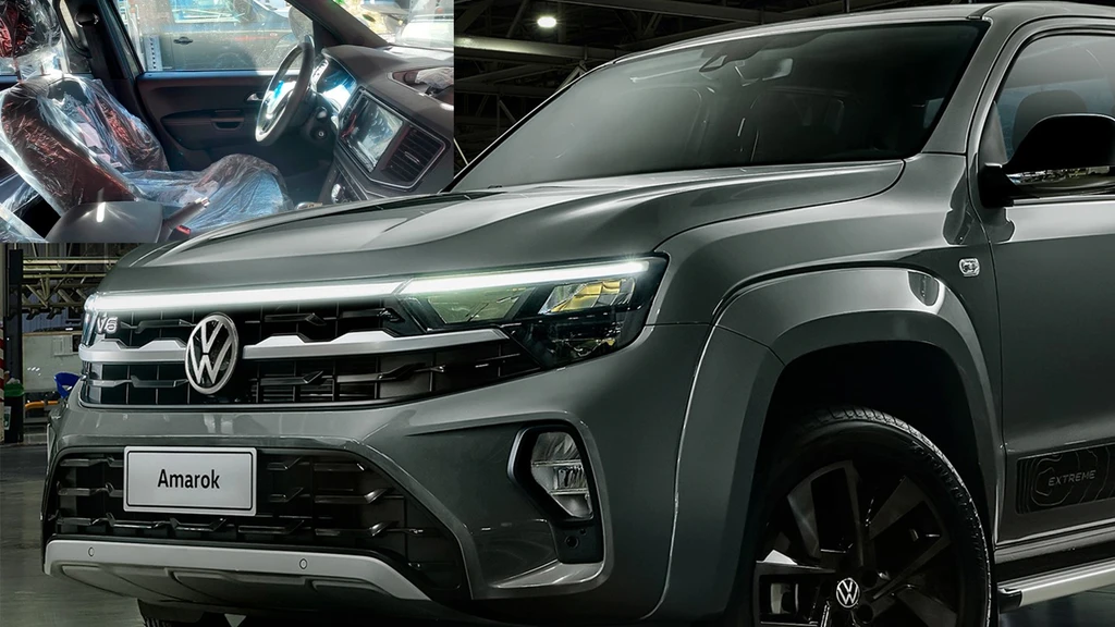 Espía: así es el interior de la nueva VW Amarok hecha en Argentina