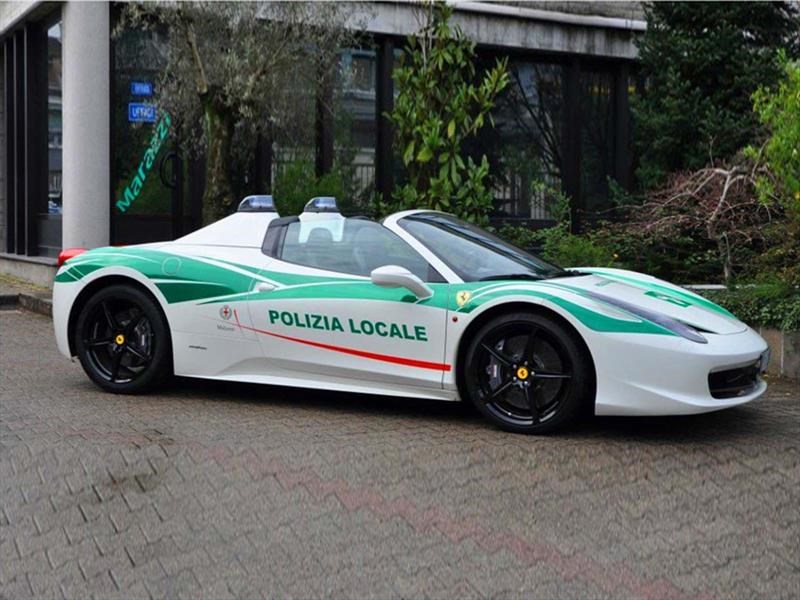 Ferrari 458 Spider de la mafia, ahora lo usa la policía italiana