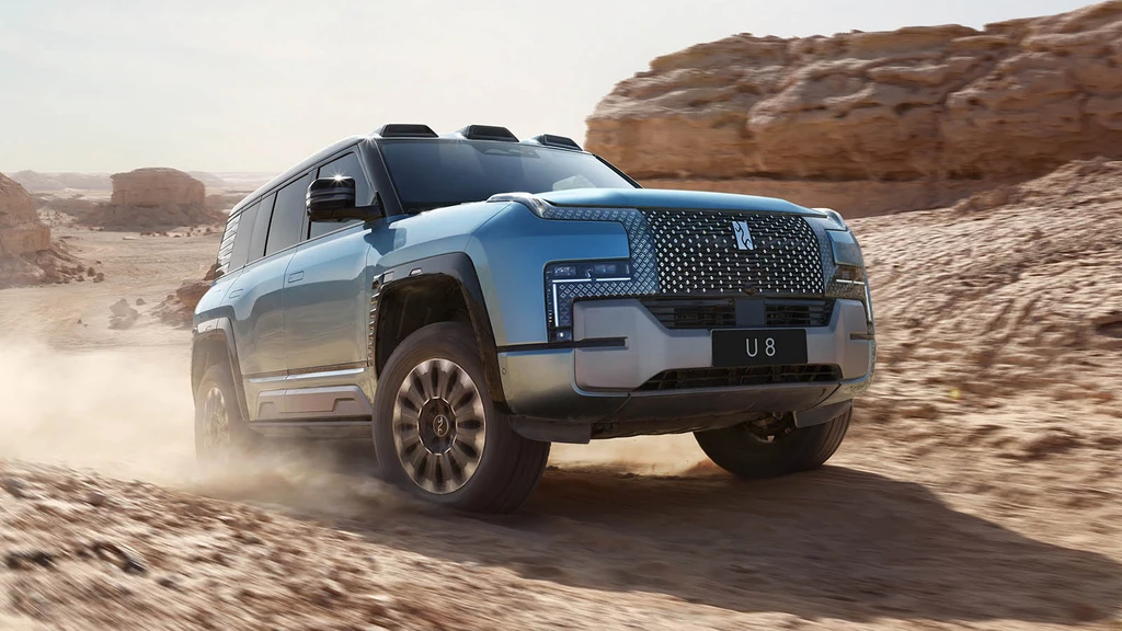 Yangwang U8 2023, el espectacular todoterreno eléctrico de BYD