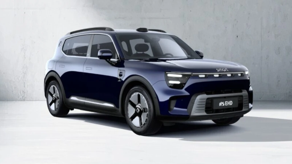 Smart #5 EHD: primeras imágenes y detalles del nuevo SUV híbrido enchufable