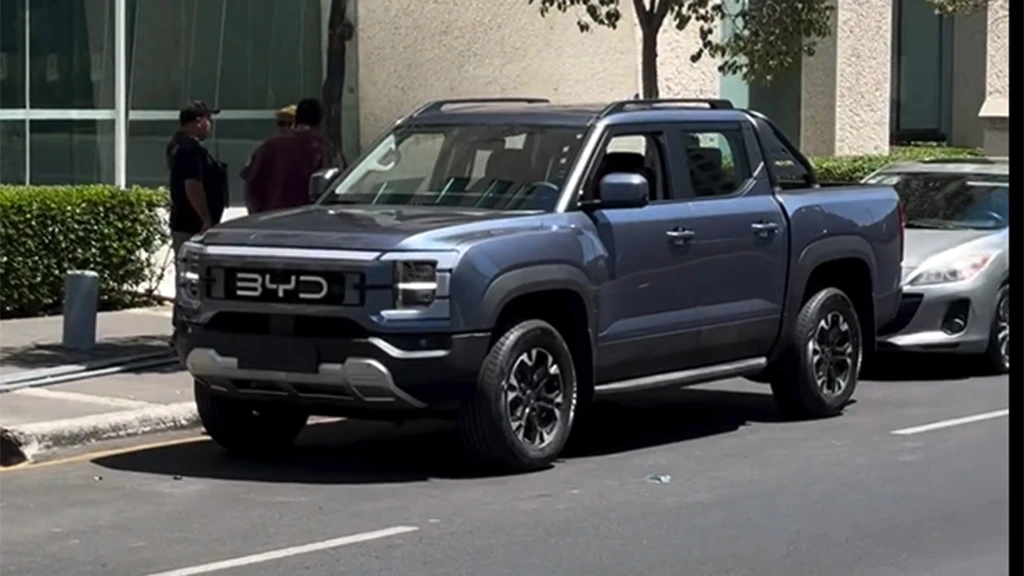 La pick-up de BYD se deja ver sin pudor en las calles de México