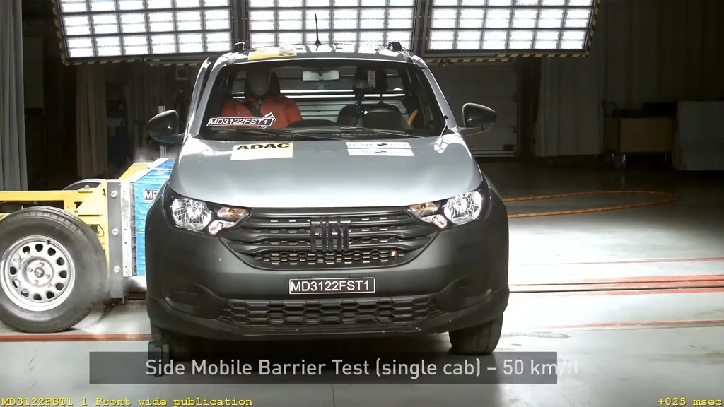 Latin NCAP prueba la FIAT Strada