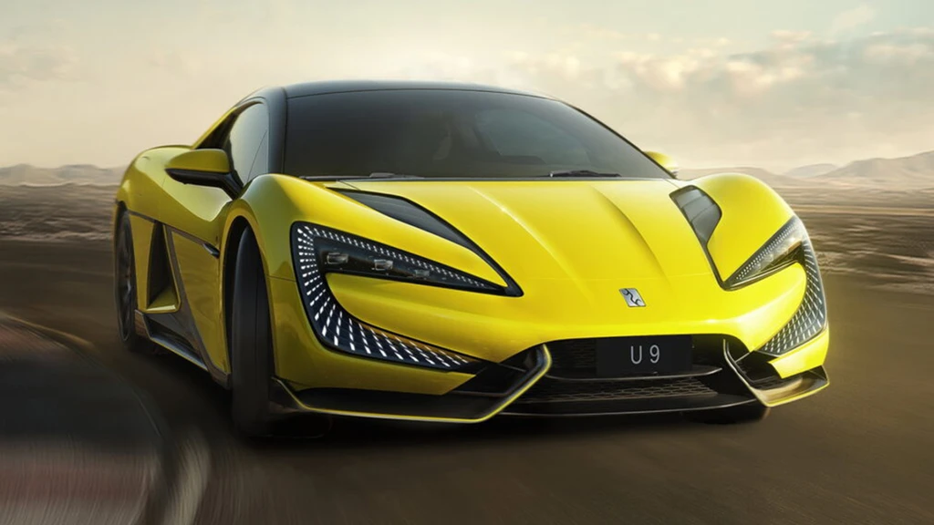 El súper auto chino BYD Yangwang U9 promete hasta 1.287 Hp