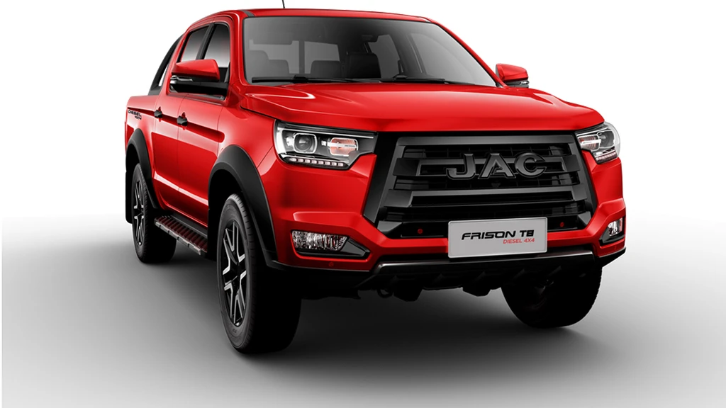 JAC Frison T8 & T8 Diesel 4x4 reciben ligero facelift