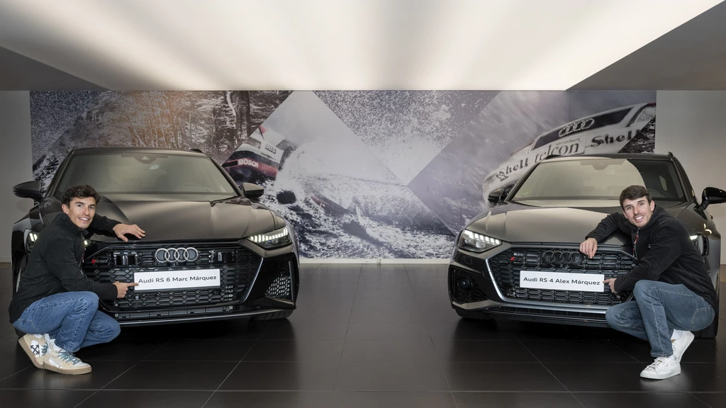 Marc y Álex Márquez manejarán Audi RS 6 Avant Performance y RS 4 Avant
