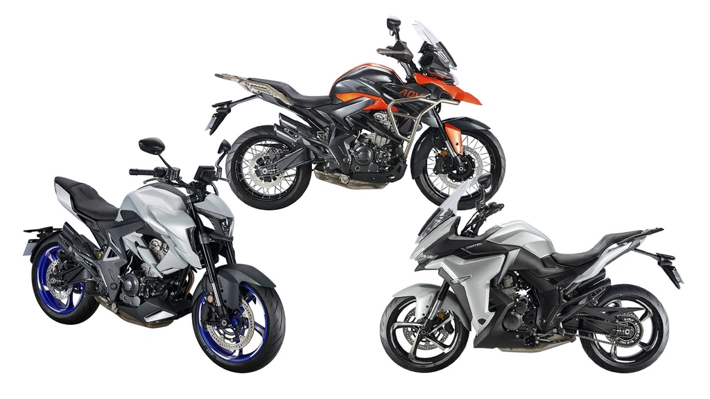 Zontes arremete en el segmento de 350 cc con cuatro diferentes alternativas