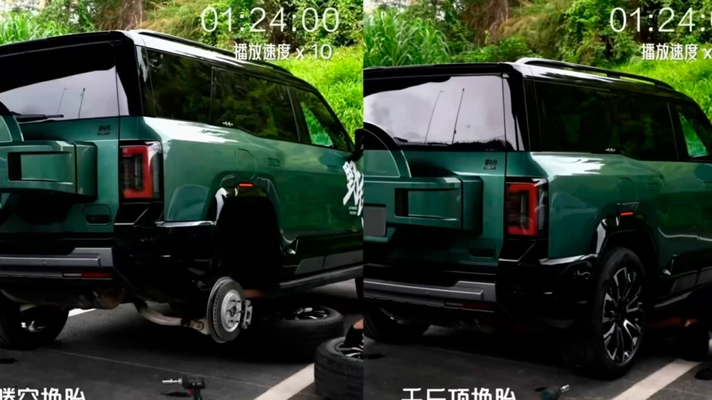 BYD lanza SUVs Denza con suspensión que permite conducir en tres ruedas