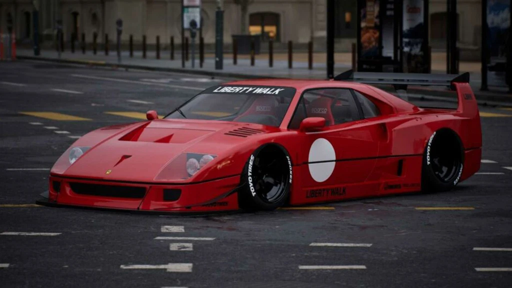 Ferrari F40 by Liberty Walk debuta en el Tokio Auto Salón