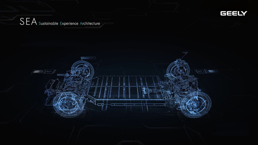 SEA, la nueva plataforma modular de Geely para autos eléctricos