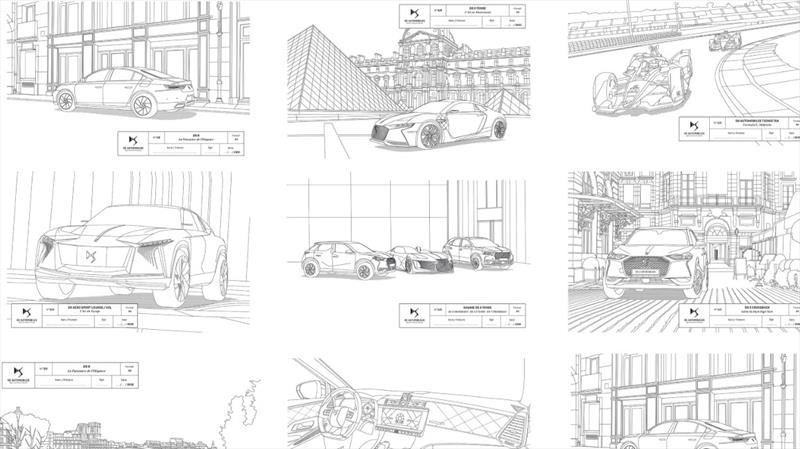 Pintá a tu gusto los autos de DS