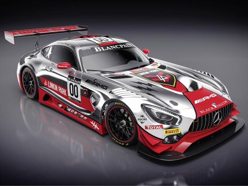 Este Mercedes-AMG GT3 fue diseñado por Linkin Park