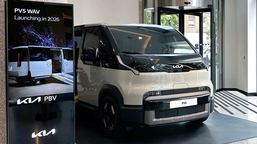 Kia PV5 WAV, el vehículo eléctrico donde la discapacidad no es un impedimento