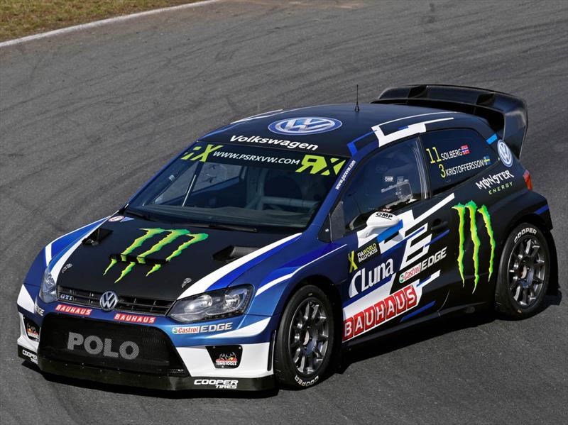 Este es el Volkswagen Polo que Solberg usará en el RallyCross