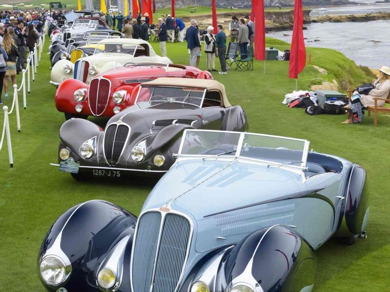 Estos son los autos ganadores de Pebble Beach 2017
