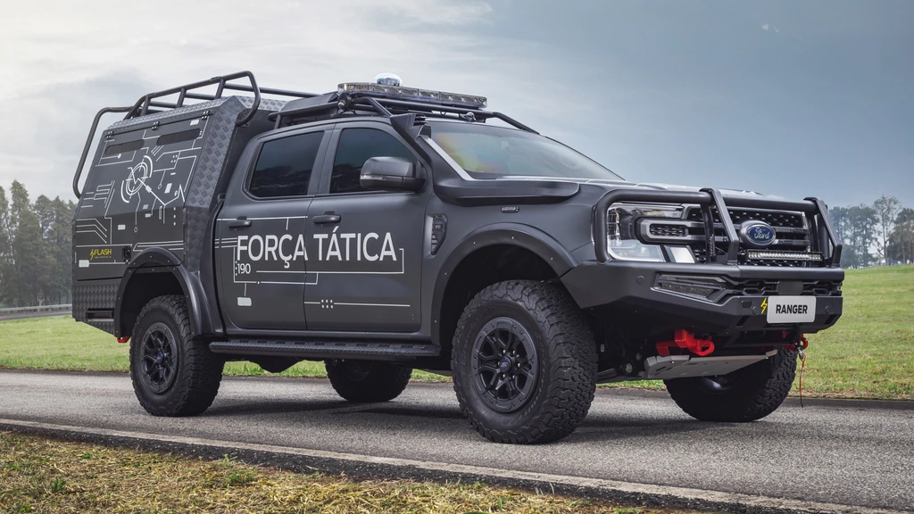 Así queda la Ford Ranger preparada para las fuerzas de Brasil