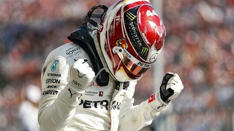 F1 2019: Lewis Hamilton celebra su sexto titulo en Austin