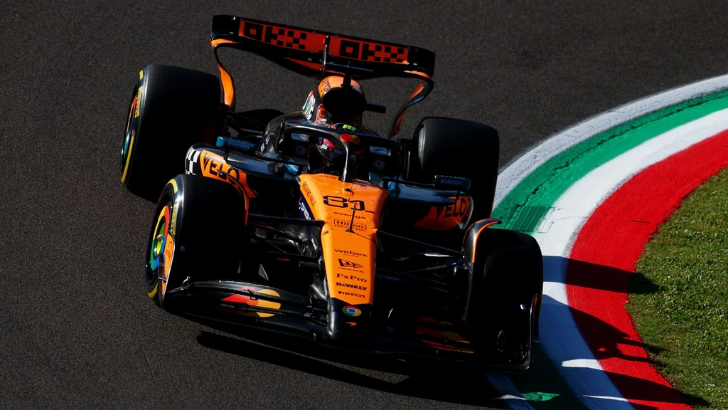 F1 2025: Oscar Piastri dominó en las prácticas del viernes en Imola