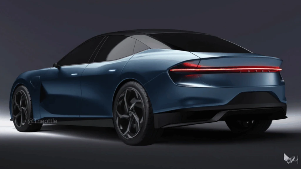 Lotus prueba su nuevo sedán eléctrico, que rivalizará con el Tesla Model S